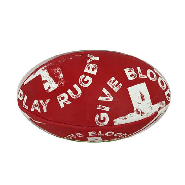 *RA 'Give Blood' Rugby Ball - Size 5 – Rugby Athletic